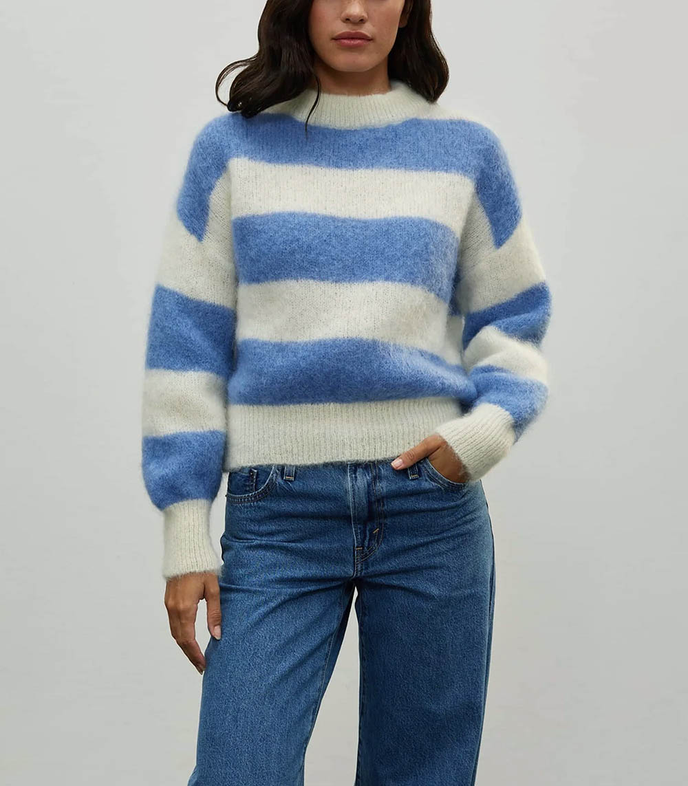 Pull Mohair Lilly Blue Surprise Paris - Jane de Boy