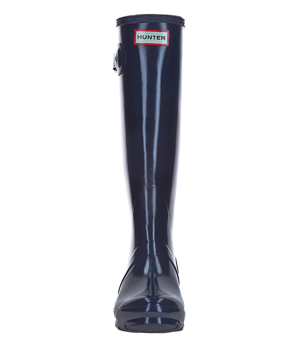 Bottes Original Tall Gloss Navy Hunter - Jane de Boy